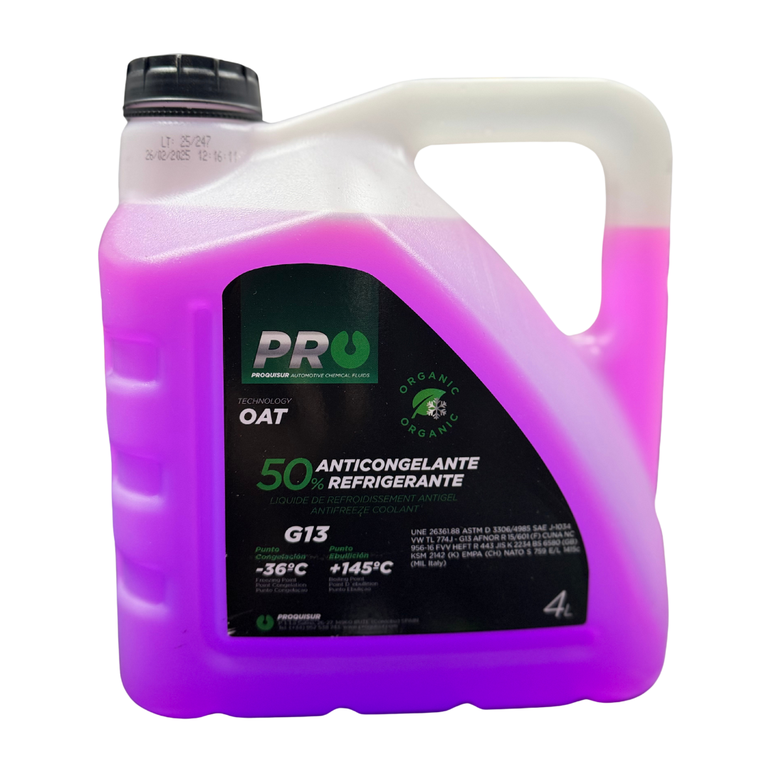 Proquisur Egypt | (OAT) Purple 50% Antifreeze Coolant 4L